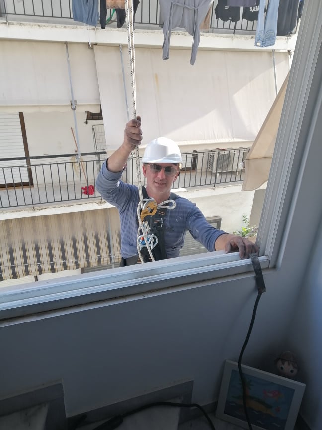 ΕΡΓΑΣΙΕΣ ΣΤΟΝ ΑΕΡΑ ΦΩΤΟ ΒΙΝΤΕΟ - Εργασίες σε ύψος με σχοινιά | Εναέριες ...