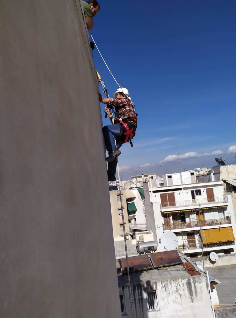 ΕΡΓΑΣΙΕΣ ΣΤΟΝ ΑΕΡΑ ΦΩΤΟ ΒΙΝΤΕΟ - Εργασίες σε ύψος με σχοινιά | Εναέριες ...