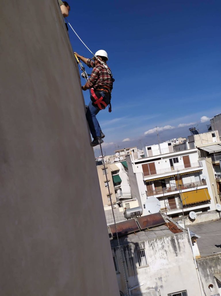 ΕΡΓΑΣΙΕΣ ΣΤΟΝ ΑΕΡΑ ΦΩΤΟ ΒΙΝΤΕΟ - Εργασίες σε ύψος με σχοινιά | Εναέριες ...